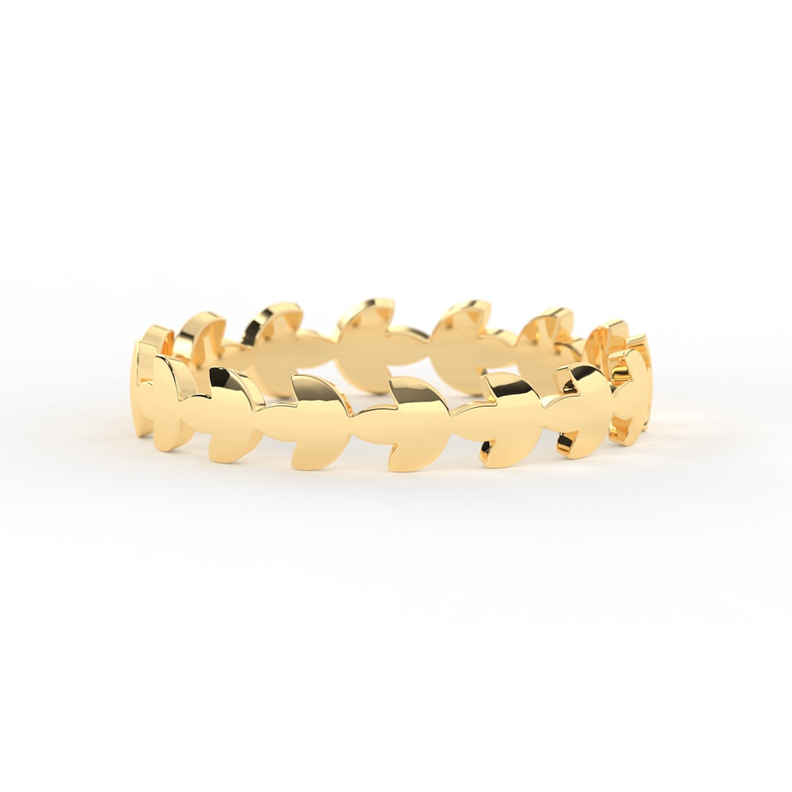 14k Gold Wreath Ring