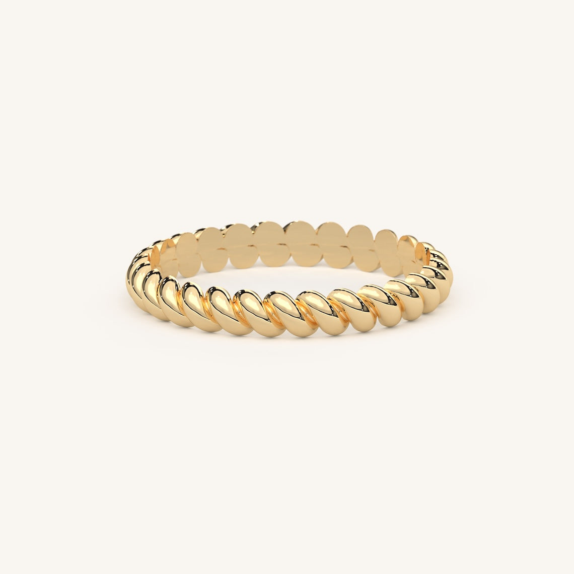 Twisted Wedding Band 14K Gold | Unique Twist Rings for Your Special Day ...